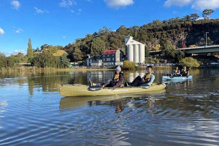 Guided Kayak Tour on Launceston's scenic waterfront on foot powered ...
